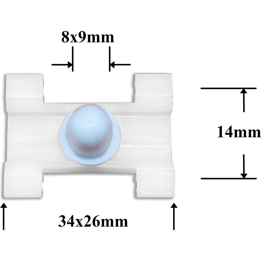 Автокрепеж для BMW Fiat 10 шт 51138166675, 71717421 Крепавто 0927 ...