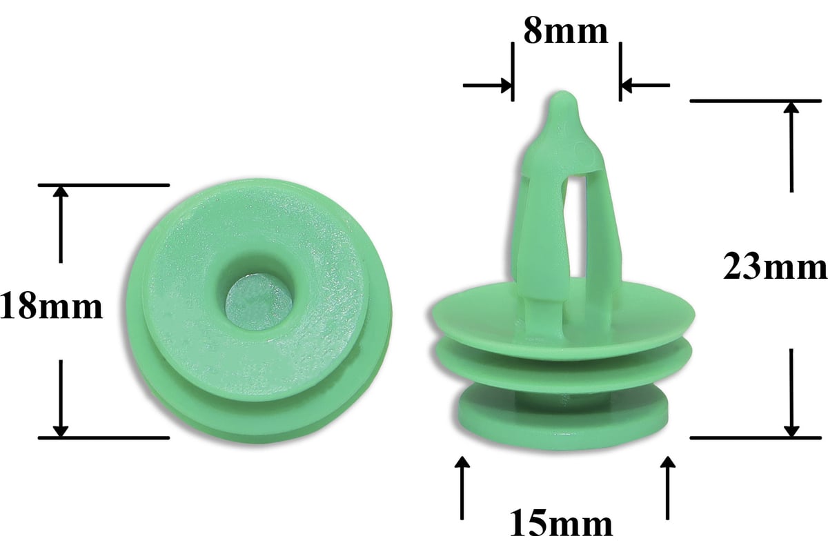 Автокрепеж для Chevrolet Daewoo GM Opel 10 шт 6503204 КрепАвто 0984 ...