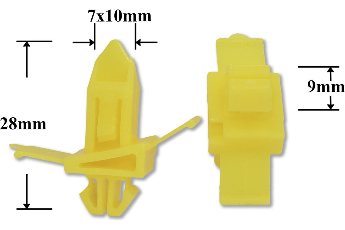 Автокрепеж для Lexus Toyota 10 шт 7539860020, 7539860021 КрепАвто 1083 ...