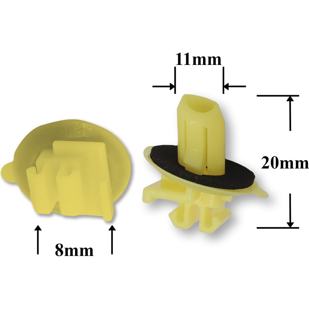 Автокрепеж для Lexus Toyota 10 шт 7588260010 КрепАвто 1081 - выгодная ...