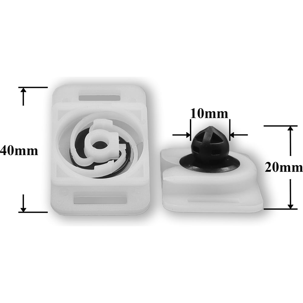 Автокрепеж для VAG 10 шт 6Q0868246А, 6Q0868297 КрепАвто 1420 - выгодная ...