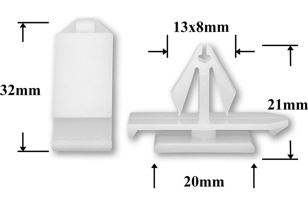 Автокрепеж для Chevrolet GM 10 шт 11562563 КрепАвто 1518 - выгодная ...