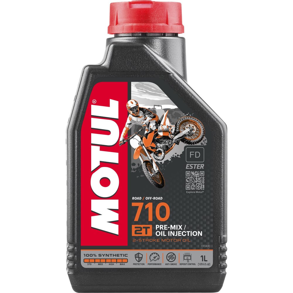 Масло моторное MOTUL 710 2T 1 л 113195 - выгодная цена, отзывы ...