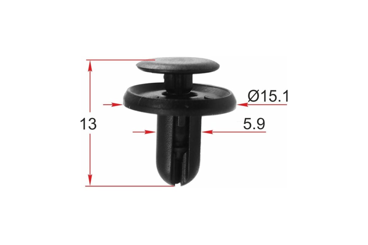 Клипса 10 шт AVERS 909130013-10 - выгодная цена, отзывы, характеристики ...