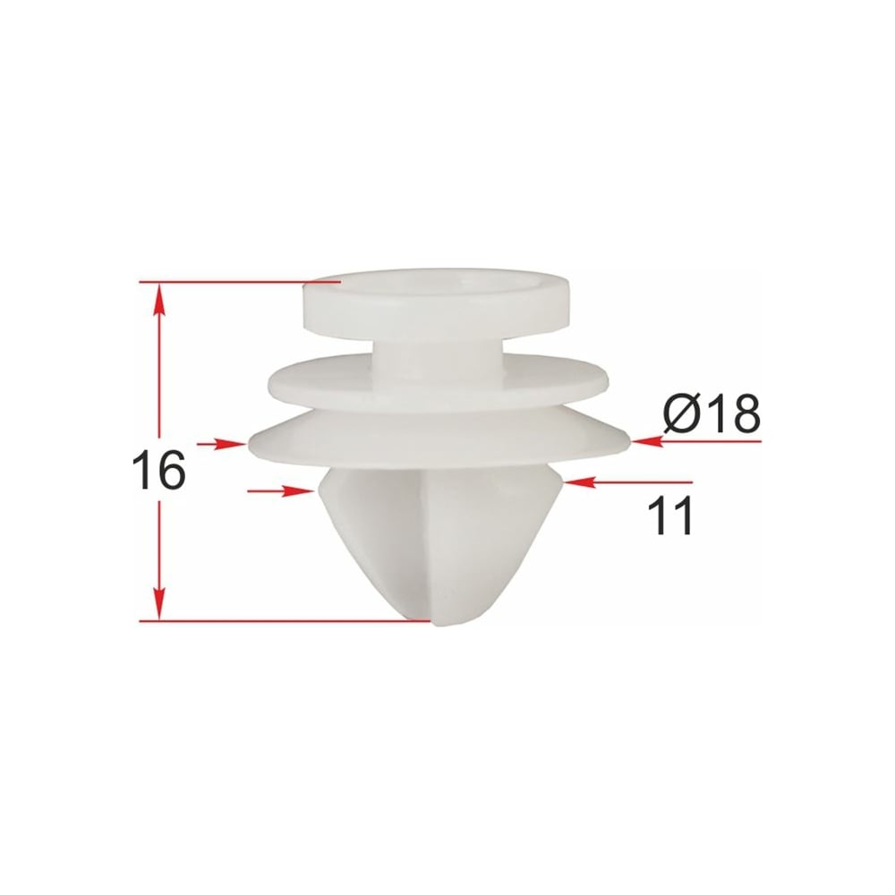 Клипса 10 шт AVERS LR028939-10 - выгодная цена, отзывы, характеристики ...