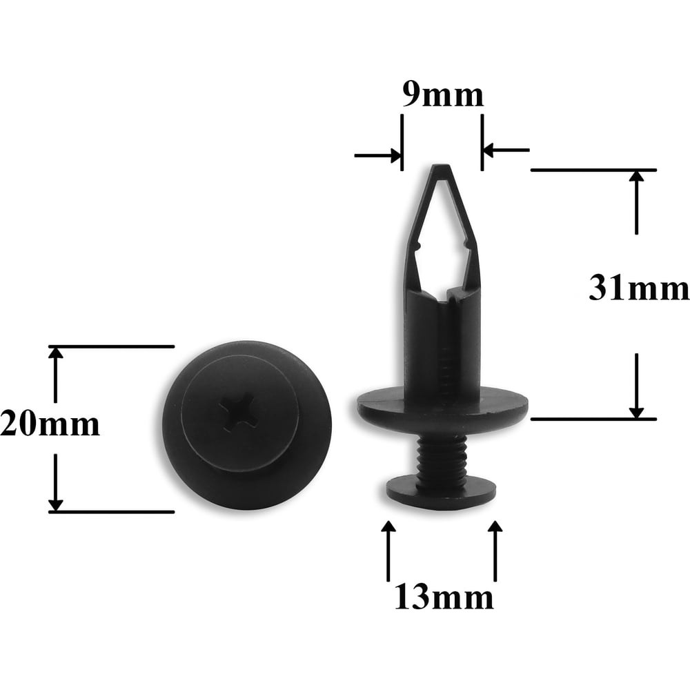 Автокрепеж для Lexus/Toyota 10 шт 9046709127, 9046709189 КрепАвто 0264 ...