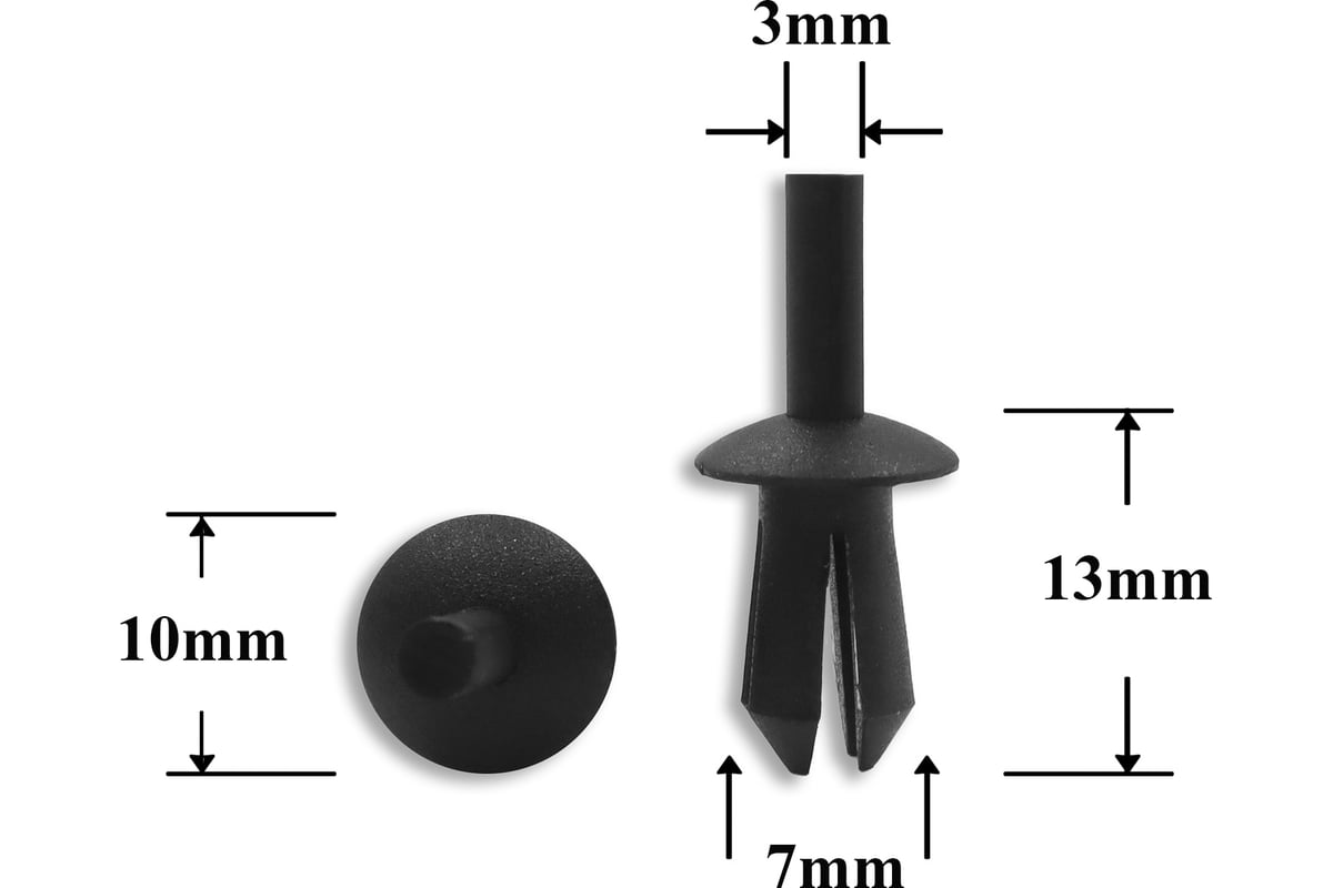Автокрепеж для европейских автомобилей 10 шт A0009903492, 07149807127 ...