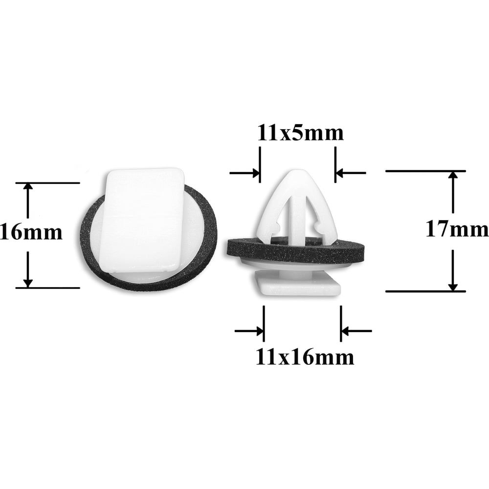 Автокрепеж для Hyundai/Kia 10 шт 87702H1000 КрепАвто 0081 - выгодная ...