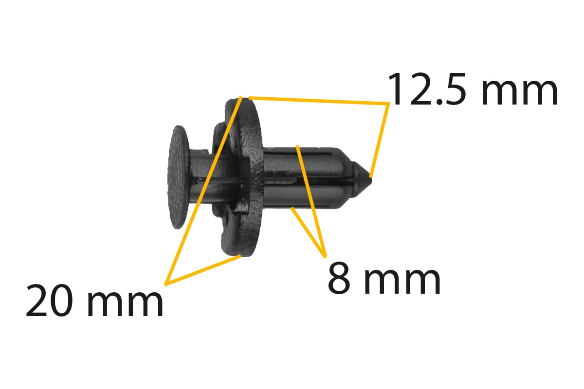 Автокрепеж для Infiniti/Nissan 10 шт 11296AG000, HQ11296AG000 КрепАвто ...