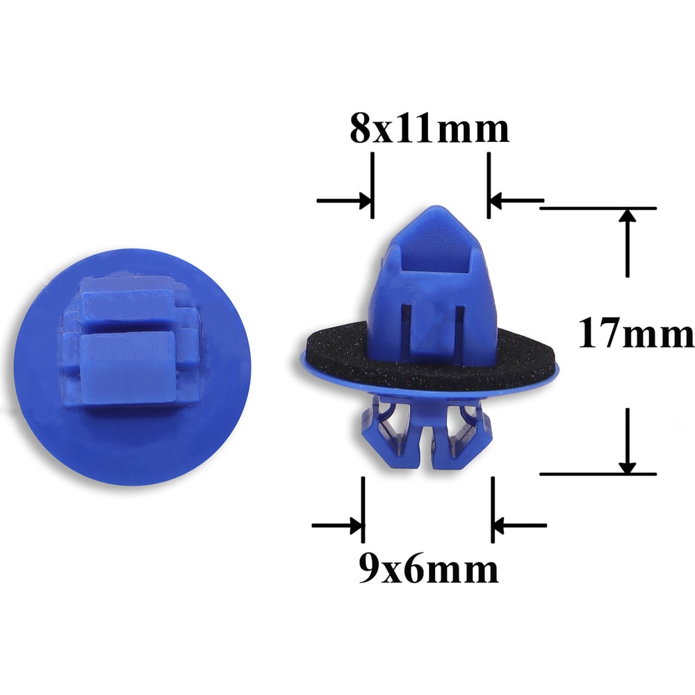 Автокрепеж для Lexus/Toyota 10 шт 7549535010, 7539635020 КрепАвто 0500 ...