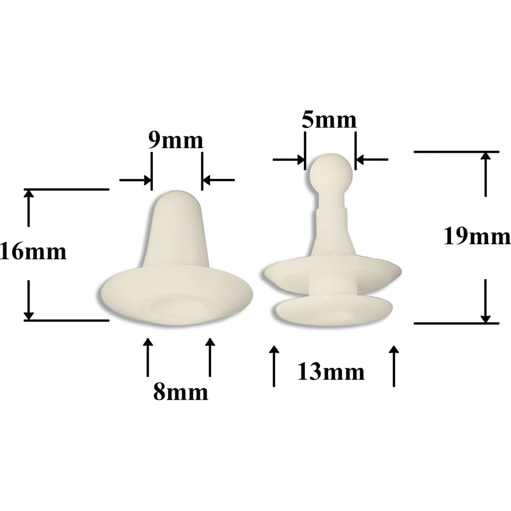 Крепеж для Isuzu/Lexus/Mazda/Toyota 10 шт 8942264920, 6777101010 ...