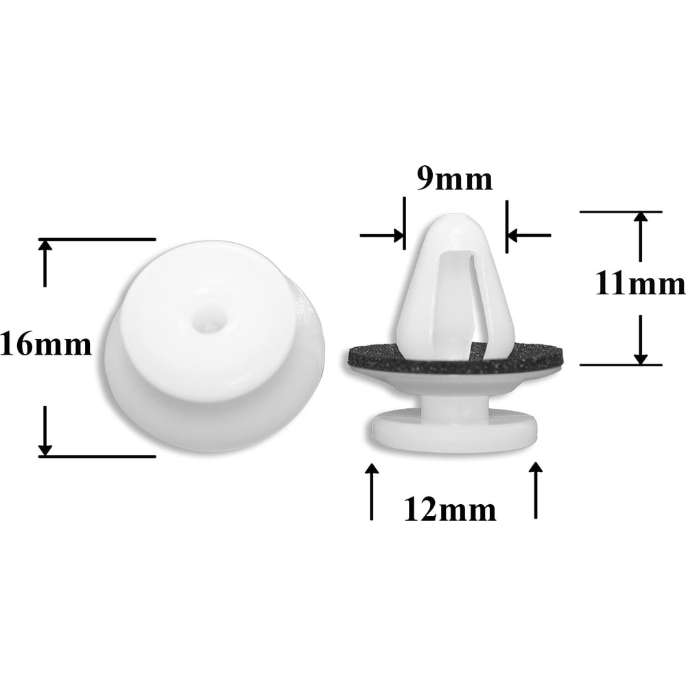 Автокрепеж для Hyundai/Kia/Mitsubishi 10 шт MB567499, MB696120 ...