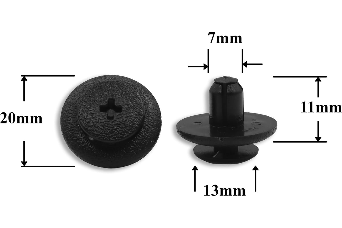 Автокрепеж для Lexus/Toyota 10 шт 88973676, 9046707168, 88970494 ...