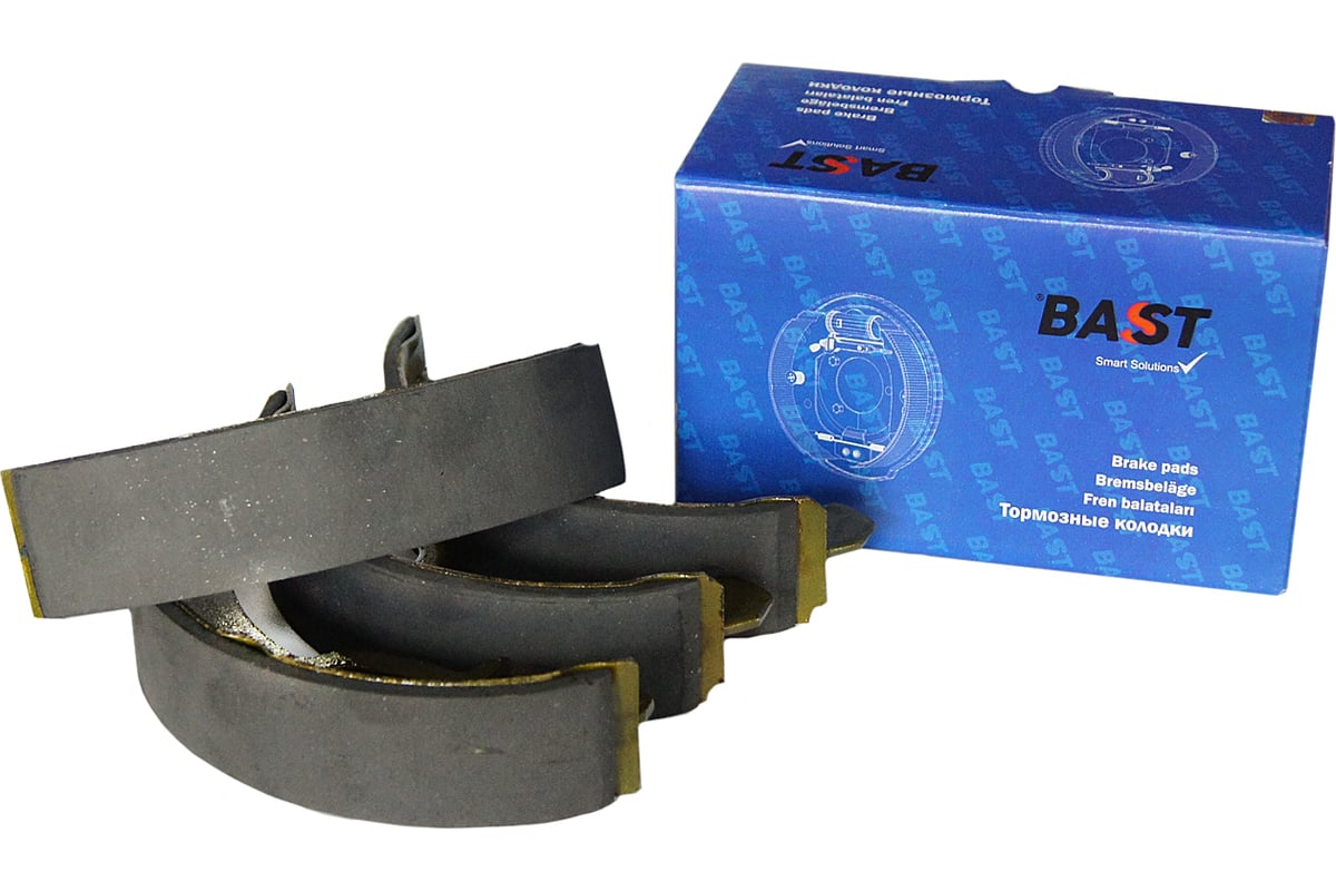 Колодка тормозная задняя для а/м ВАЗ 1118, 2170 с ABS, 4 шт BASTCLUTCH ...