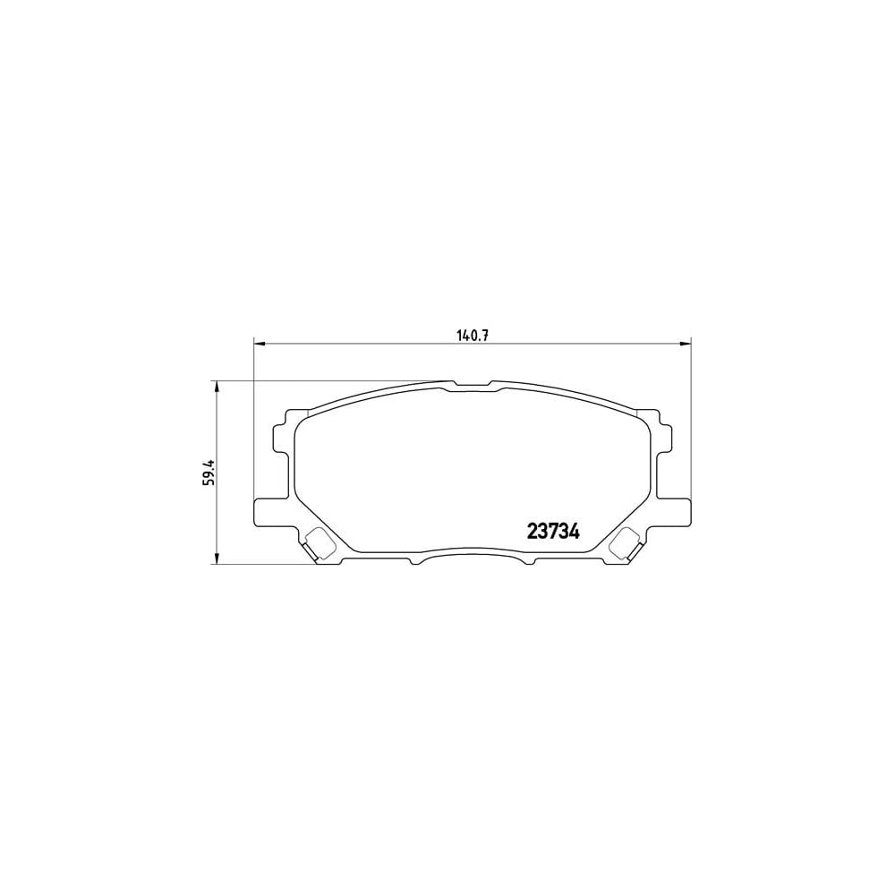 Колодки тормозные дисковые передние для автомобилей Lexus RX / Toyota ...