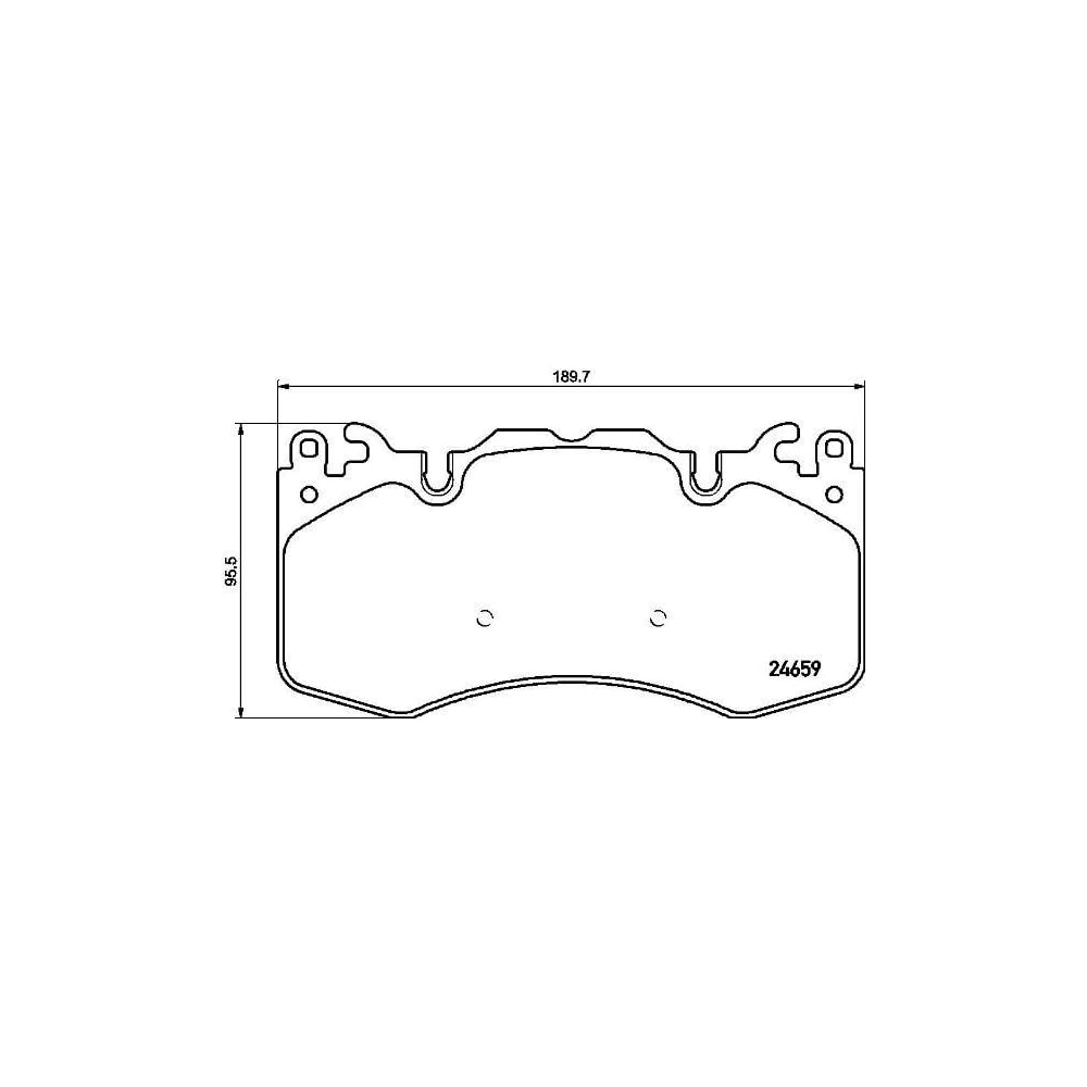 Колодки тормозные дисковые передние для автомобилей Land Rover ...
