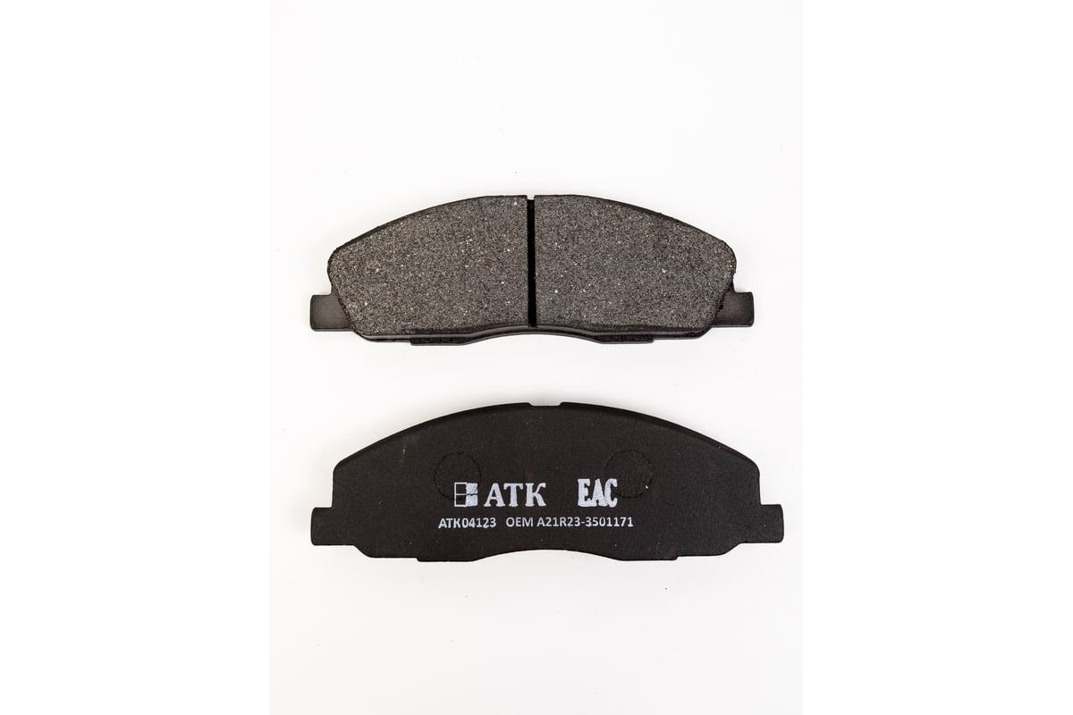 Комплект передних автомобильных тормозных колодок 04123, 4 шт, ГАЗель ...