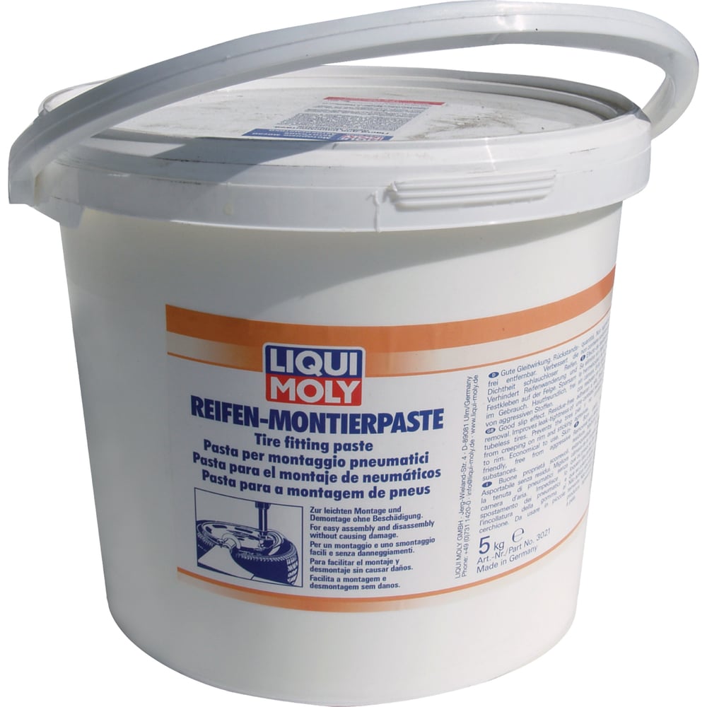 Монтажная паста для колес 5кг LIQUI MOLY Reifen-Montierpaste 3021 ...