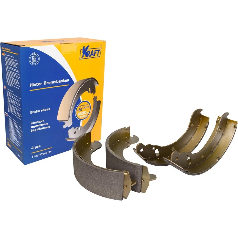 Тормозные колодки барабанные ГАЗ 3302 KRAFT KT 091358 - выгодная цена ...