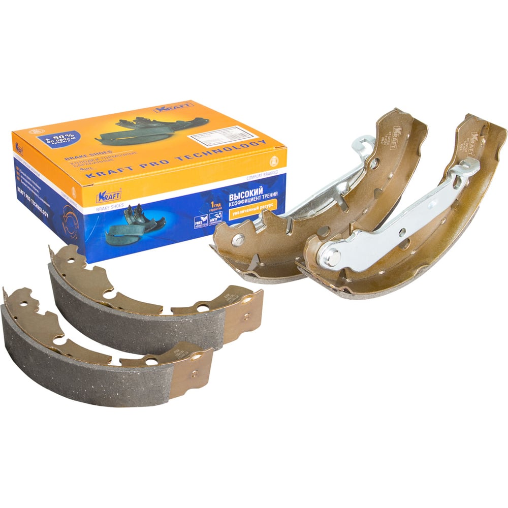 Колодки тормозные барабанные Ford Fusion (02-), Fiesta V KRAFT KT ...