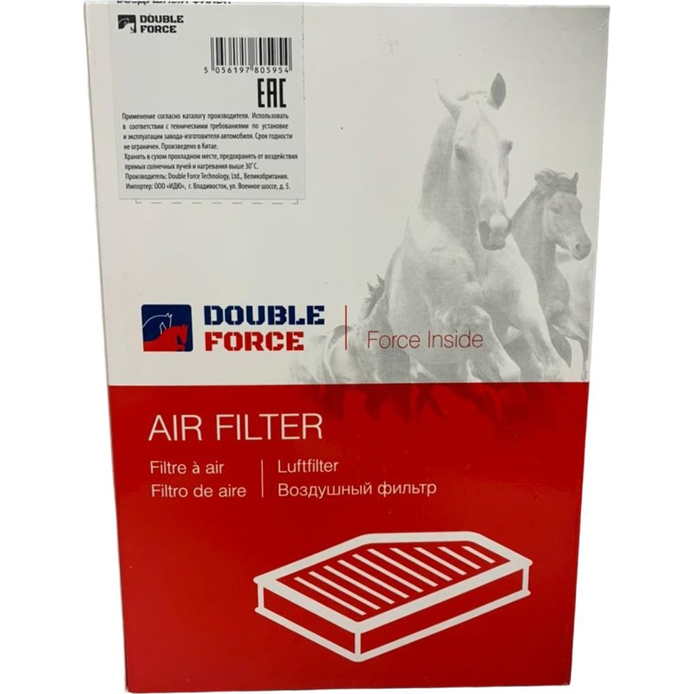 Фильтр воздушный DFA36013 Double Force 156097 - выгодная цена, отзывы ...