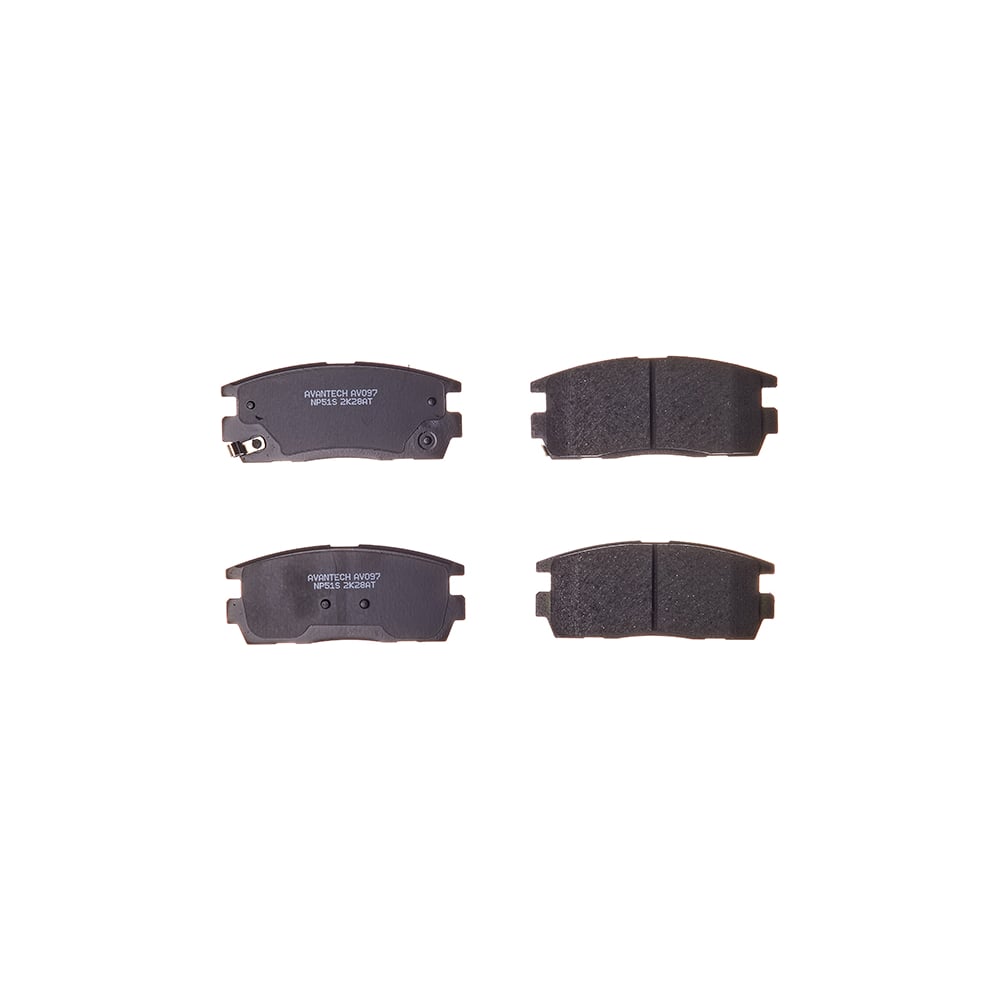 Колодки тормозные дисковые AV097 (противоскрипная пластина в комплекте ...