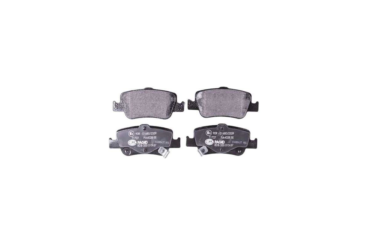 Колодки дисковые органические (NAO), задняя ось, Corolla E150, E180 ...