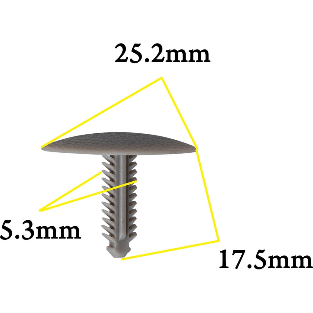 Автокрепеж для Daewoo, GM, Opel 09409-06310-5EH Крепавто 0227 ...