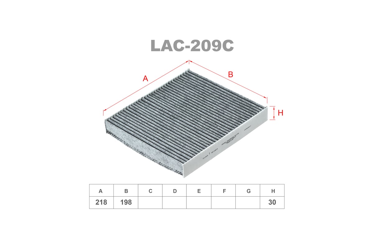Фильтр салонный угольный LYNXauto LAC-209C - выгодная цена, отзывы ...