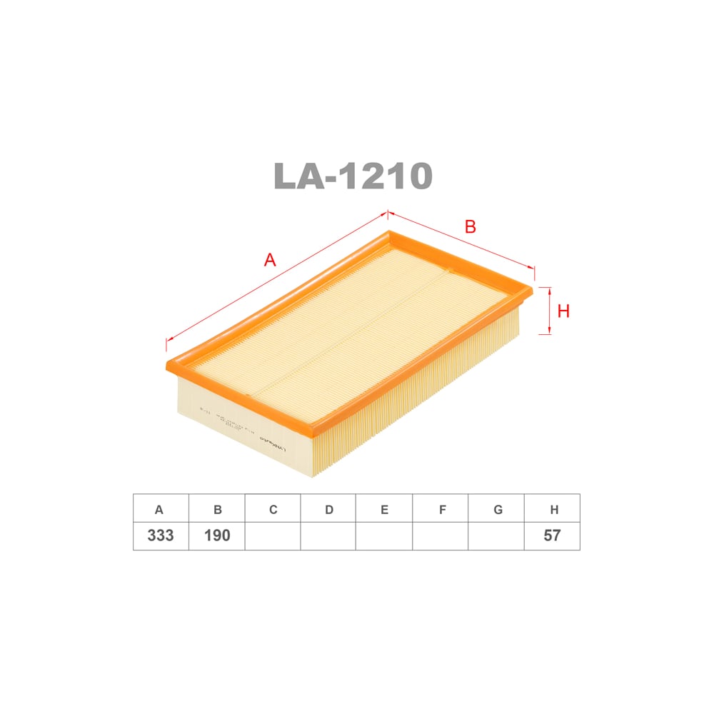 Фильтр воздушный LYNXauto LA-1210 - выгодная цена, отзывы ...