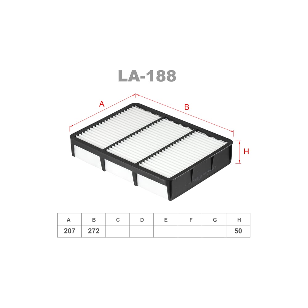 Фильтр воздушный LYNXauto LA-188 - выгодная цена, отзывы, характеристики, фото - купить в Москве ...