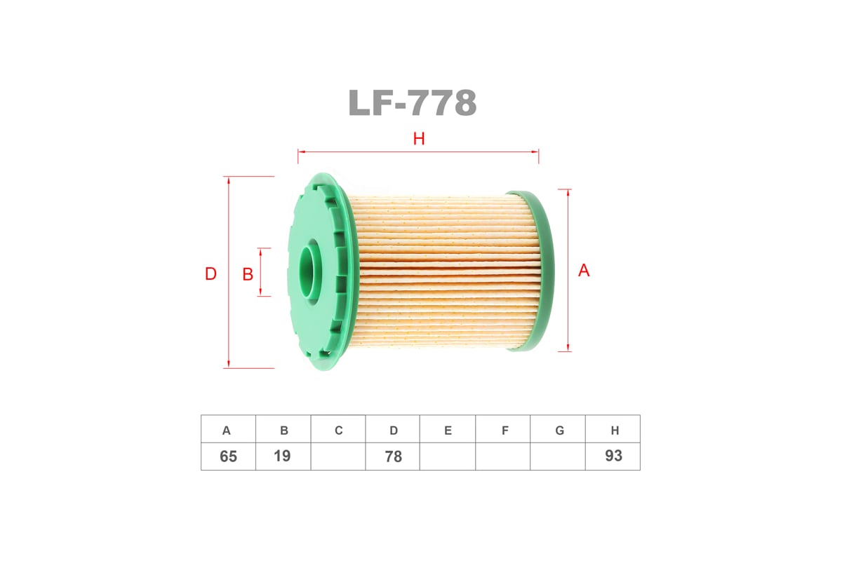 Фильтр топливный LYNXauto LF-778 - выгодная цена, отзывы ...
