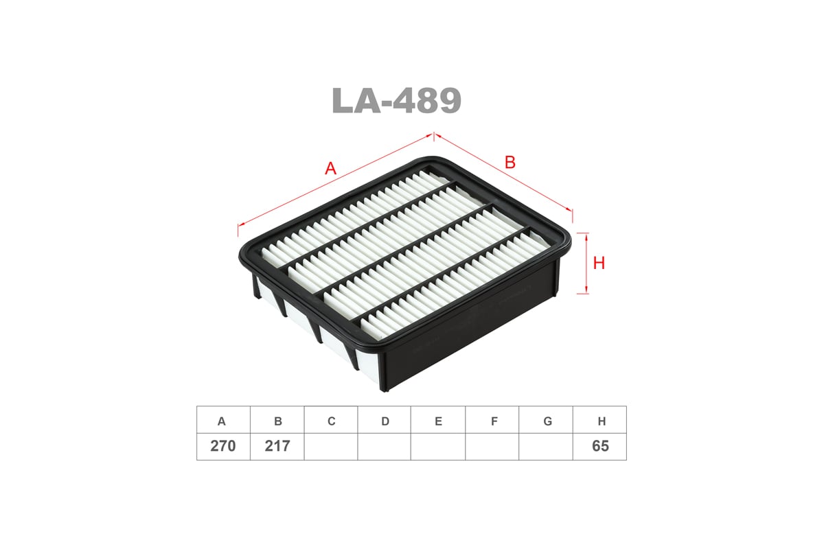 Фильтр воздушный LYNXauto LA-489 - выгодная цена, отзывы, характеристики, фото - купить в Москве ...