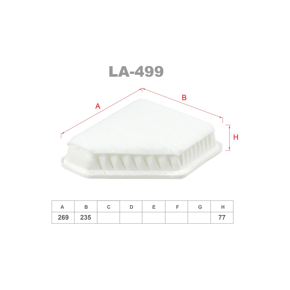 Фильтр воздушный LYNXauto LA-499 - выгодная цена, отзывы, характеристики, фото - купить в Москве ...