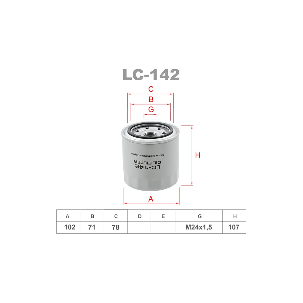 Фильтр масляный LYNXauto LC-142 - выгодная цена, отзывы, характеристики ...
