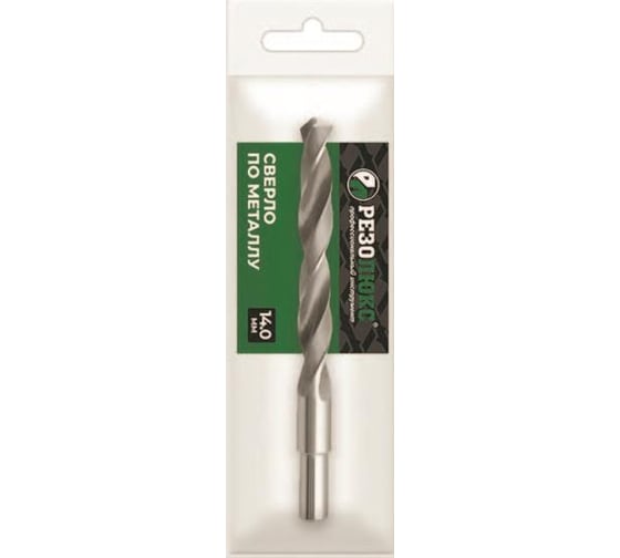 Сверло с цилиндрическим хвостовиком Р6М5 16 мм, 1 шт Резолюкс 25960 ...