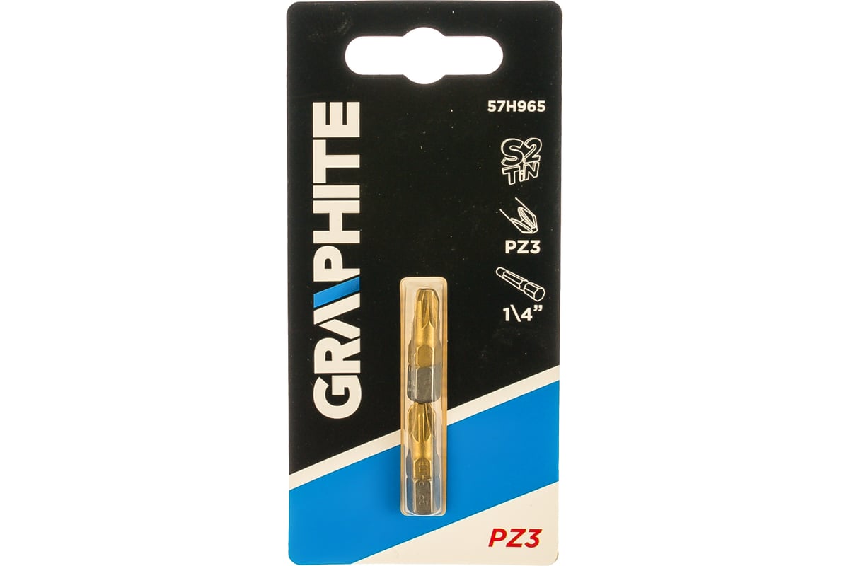 Бита (2 шт; PZ3; 25 мм) GRAPHITE 57H965 - выгодная цена, отзывы ...