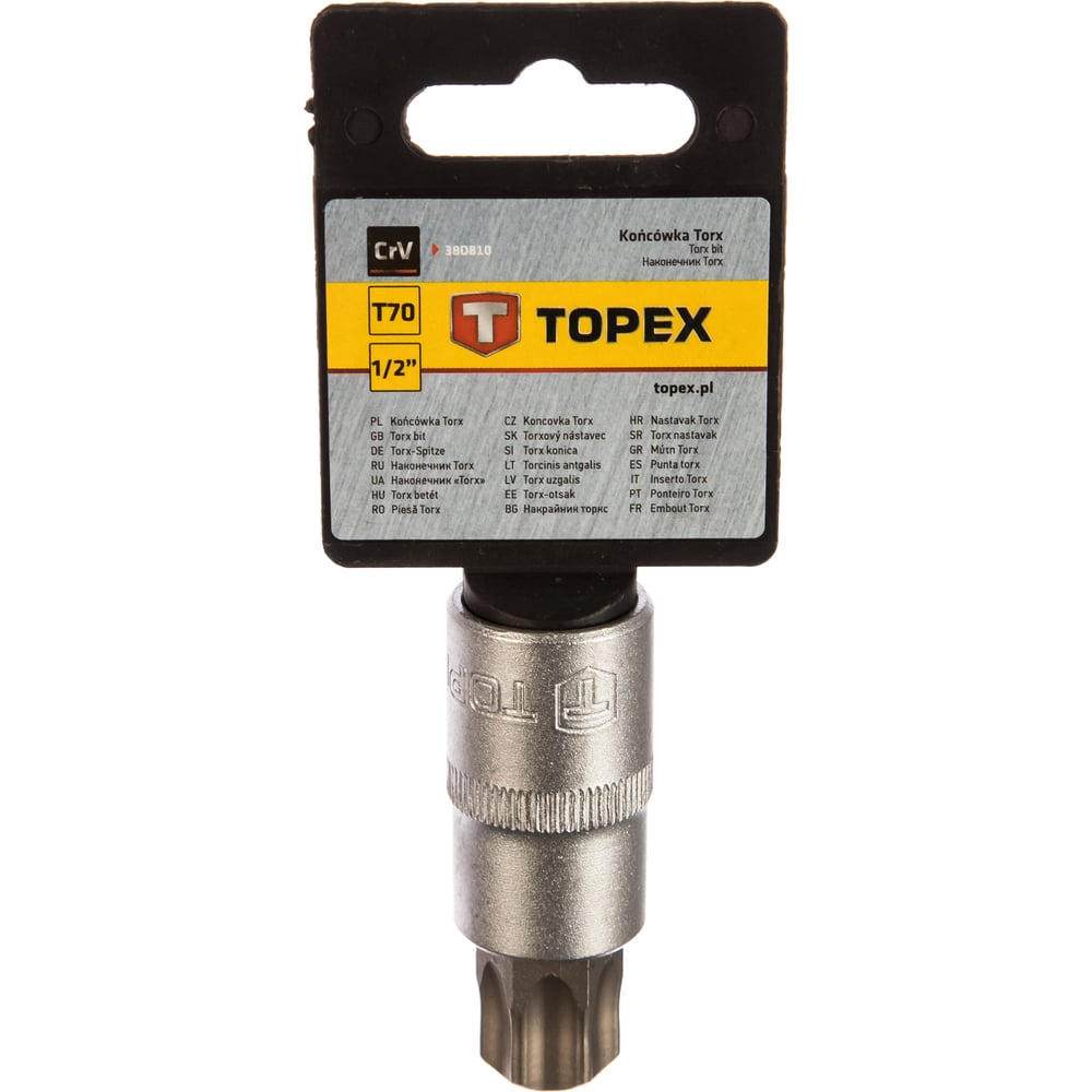Головка Torx (T70; 60 мм) TOPEX 38D810 - выгодная цена, отзывы ...