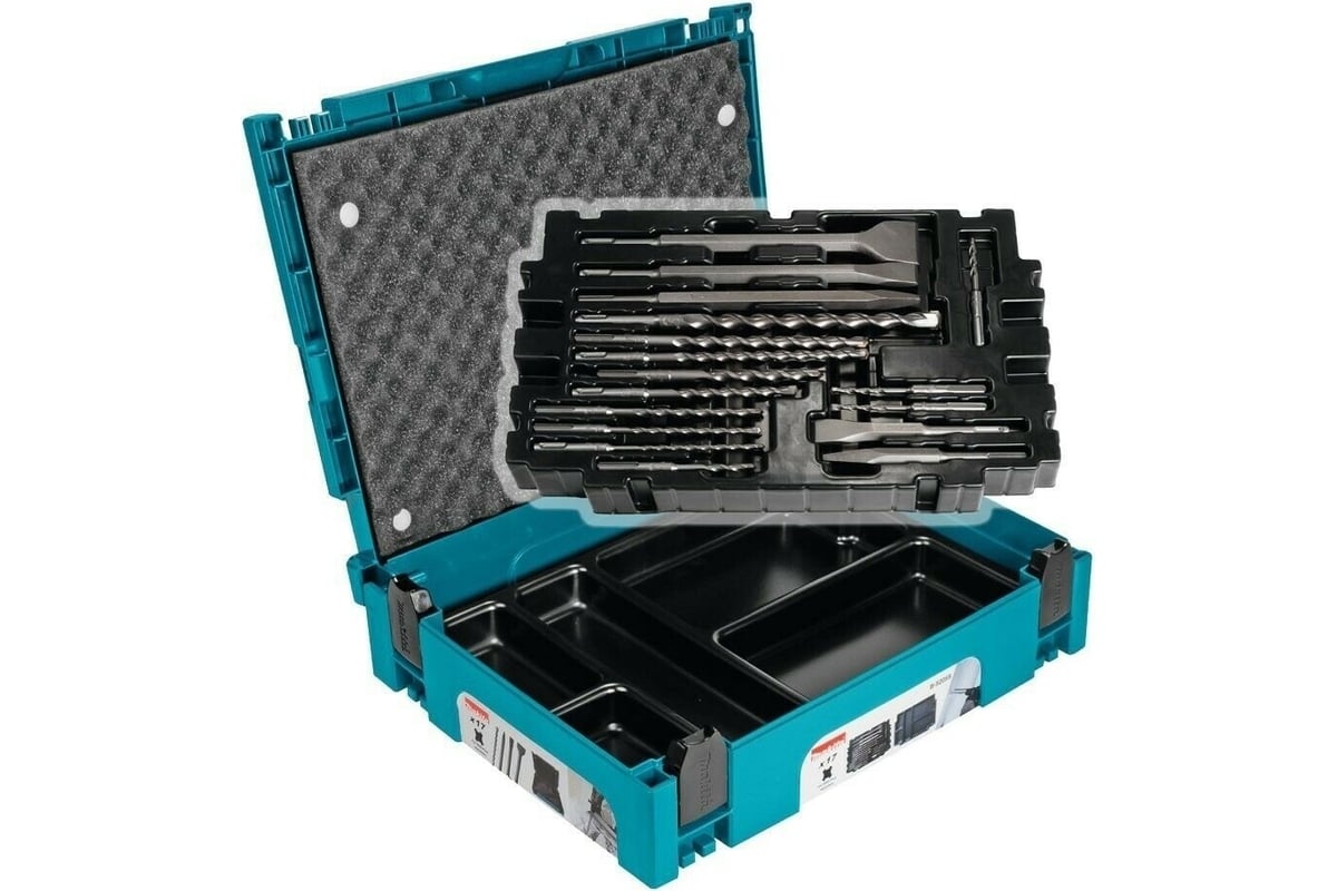 Набор буров и долот Sds Plus 17 шт Makpac Makita B 53877 выгодная