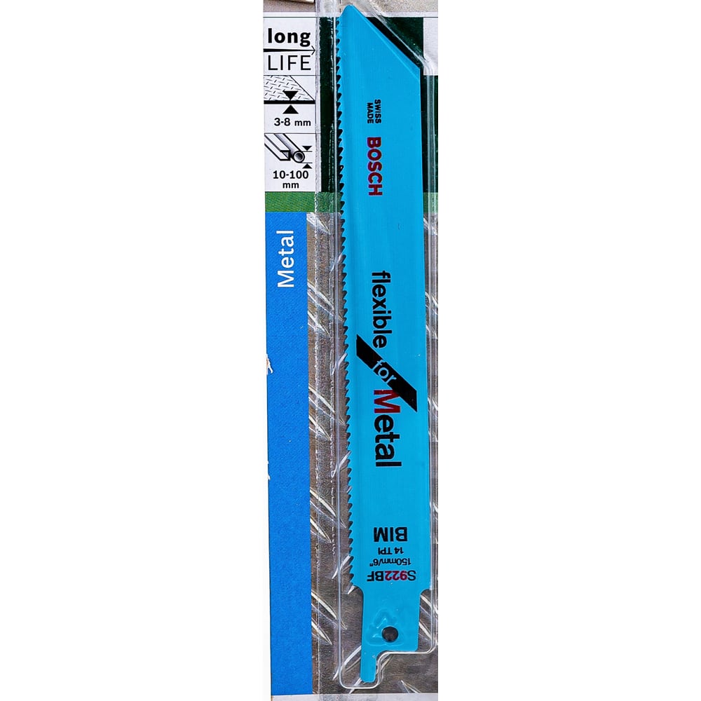 Полотно сабельное по металлу S922BF (152 мм; 14 TPI; 2 шт.) Bosch ...