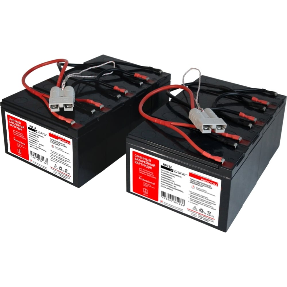Сменный батарейный картридж для ИБП МНОГОТОКА RBC12 серия Professional ...