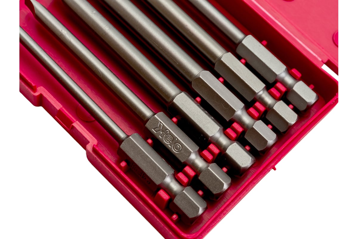 Набор бит SL/PZ/PH Industrial 73 мм в кейсе, 6 шт. Felo 03092716 ...