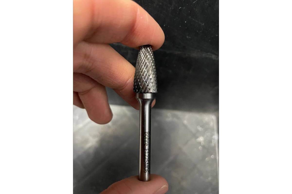 Борфреза твердосплавная Bohre сфероконическая, тип F 12-25-М-06-L70 ...