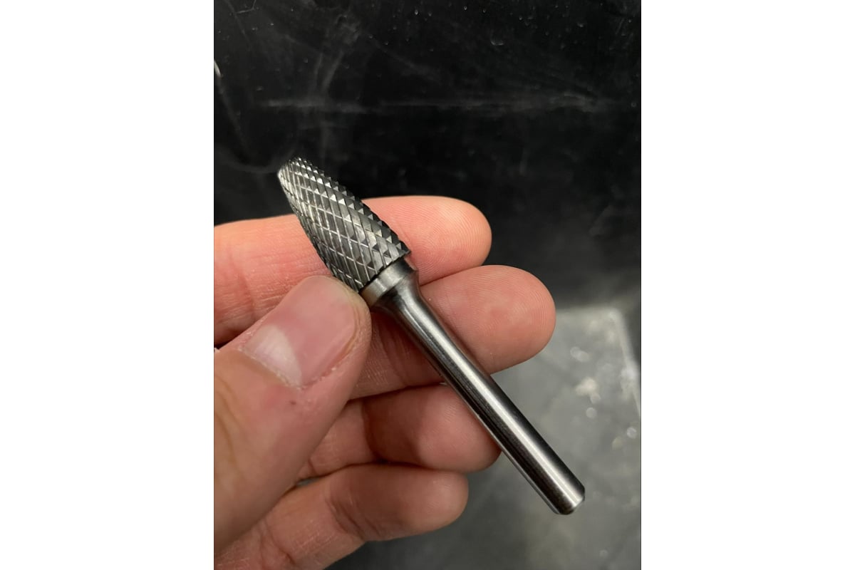 Борфреза твердосплавная Bohre сфероконическая, тип F 12-25-М-06-L70 ...