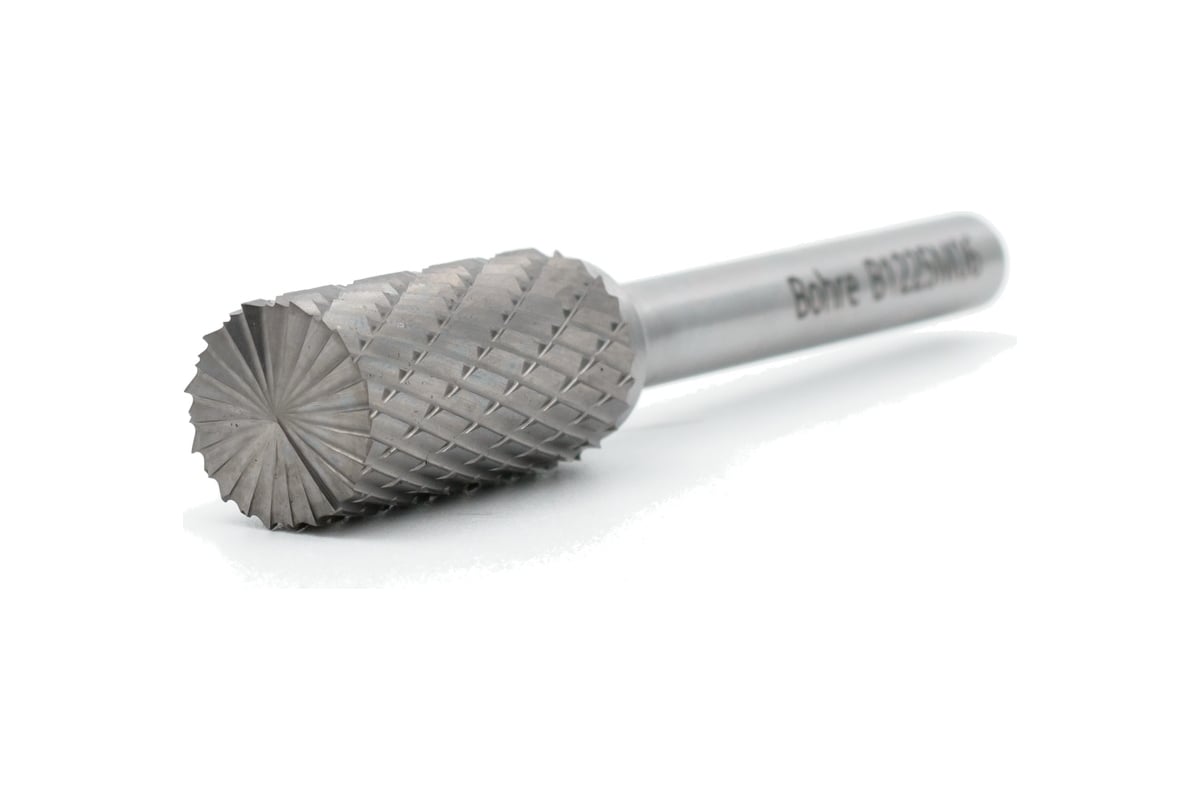 Борфреза твердосплавная Bohre цилиндрическая с торцовыми зубьями, тип В ...