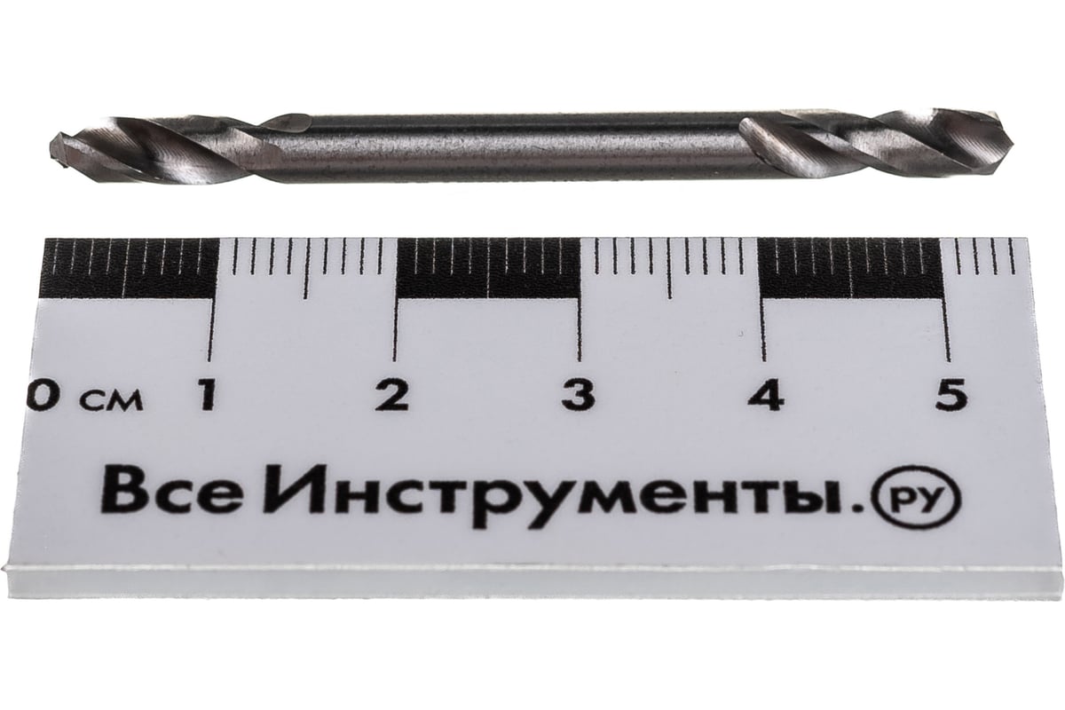 Сверло по металлу двухстороннее (10 шт; 4.2x13х55 мм) Росомаха 700042 ...