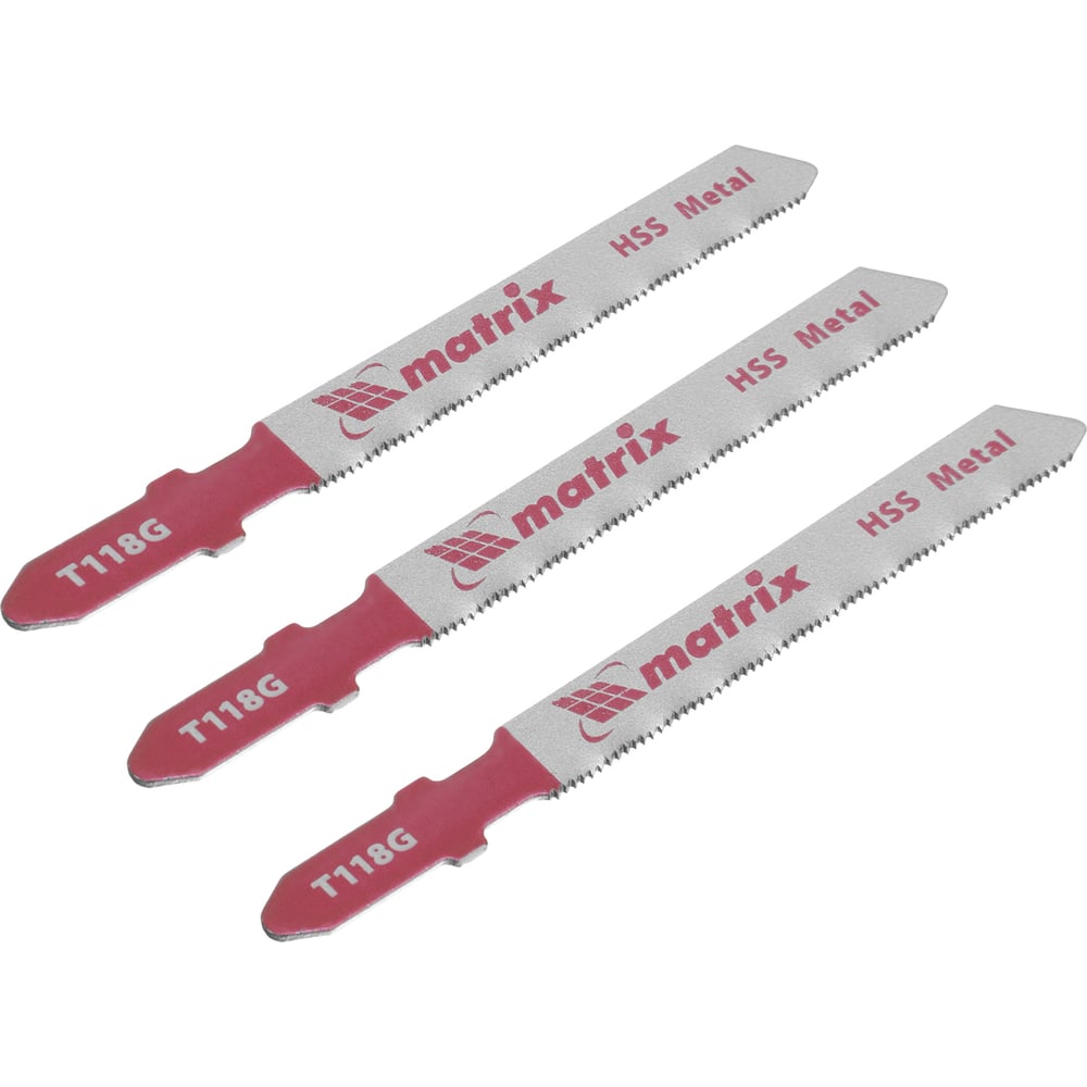 Полотна для электролобзика по металлу T118G (50 мм; 0.8 мм; 3 шт ...