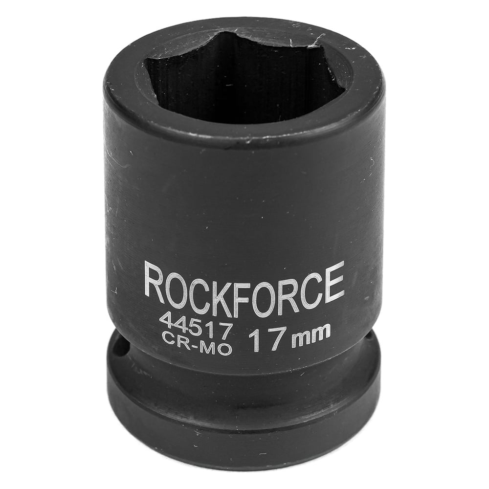 Головка торцевая 6-гранная ударная 17 мм, 1/2", L=40 мм ROCKFORCE RF-44517(8010) - выгодная цена ...