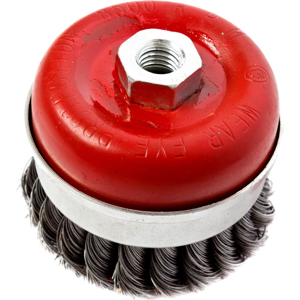 Кордщетка чашеобразная витая усиленная (90 мм; М14) для МШУ REDVERG ...