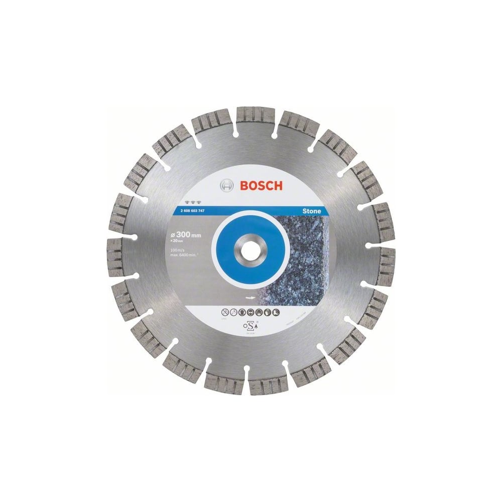 Алмазный диск Best for Stone (300х20 мм) Bosch 2608603747 - выгодная ...